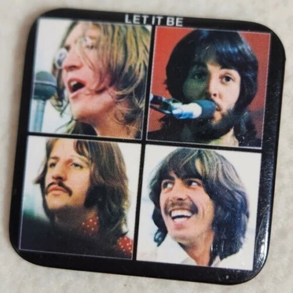 The Beatles | Jewelry | Set Of 6 The Beatles Square Collectors Album ...